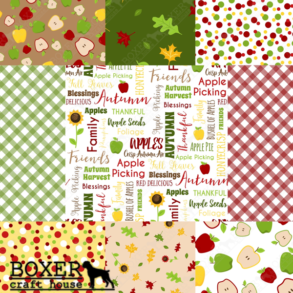 Autumn Harvest - HTV – Boxer Craft House