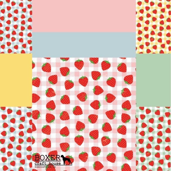 Strawberries - HTV – Boxer Craft House