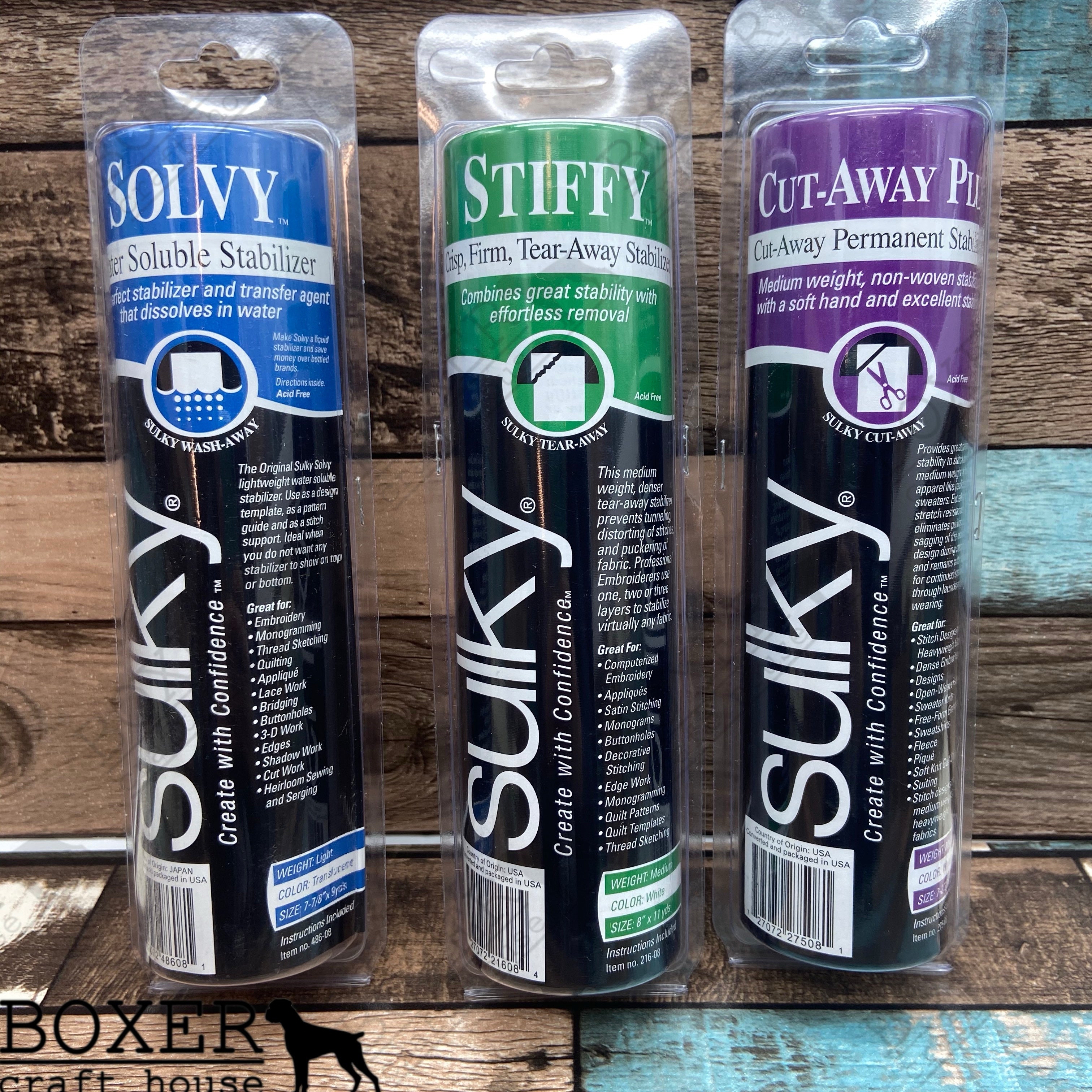 Stabilizer and Interfacing – Boxer Craft House