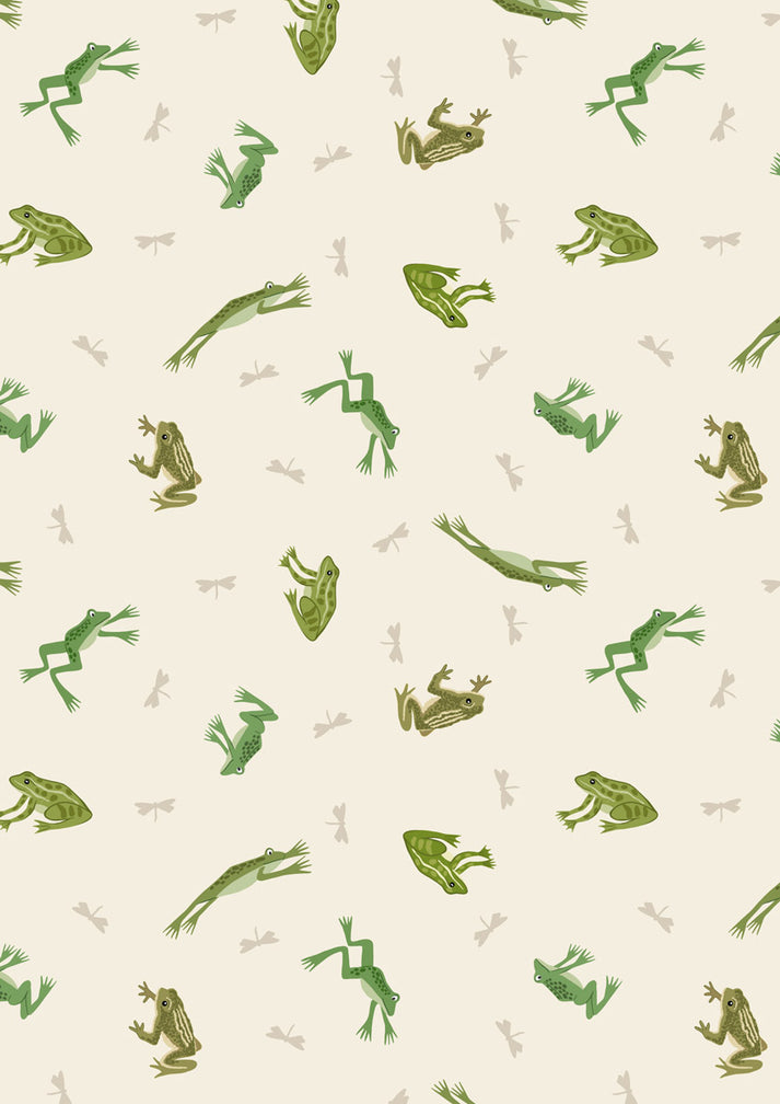 Small Things Rivers and Creeks - Frogs and Toads on Cream – Boxer Craft ...