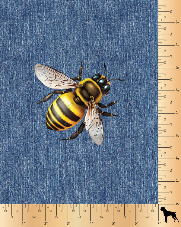 Mav Pack Panel - Bee & Classic Denim – Boxer Craft House